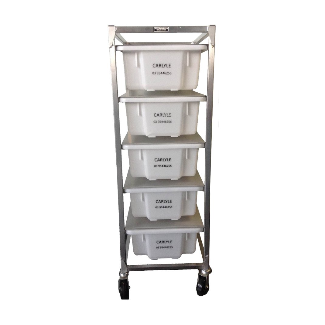 Storage Ingredient Bin Rack | Carlyle Bakery & Hospitality – Carlyle ...
