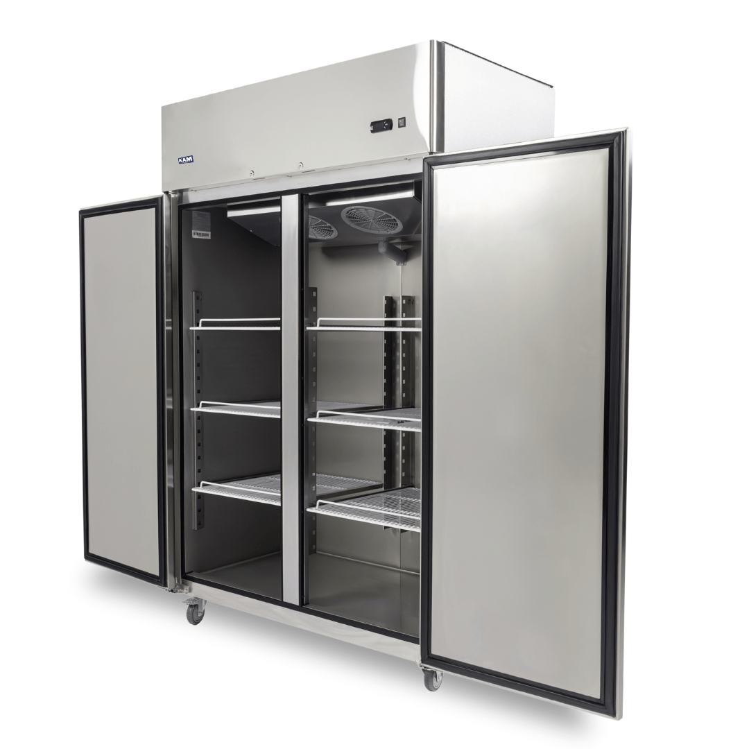 KAM Double Door Solid Upright Fridge | Commercial – Carlyle Engineering